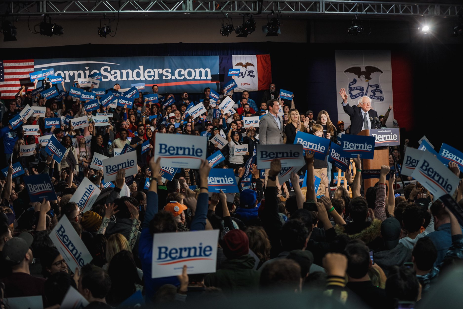 Sanders Declares Victory In Iowa Caucuses