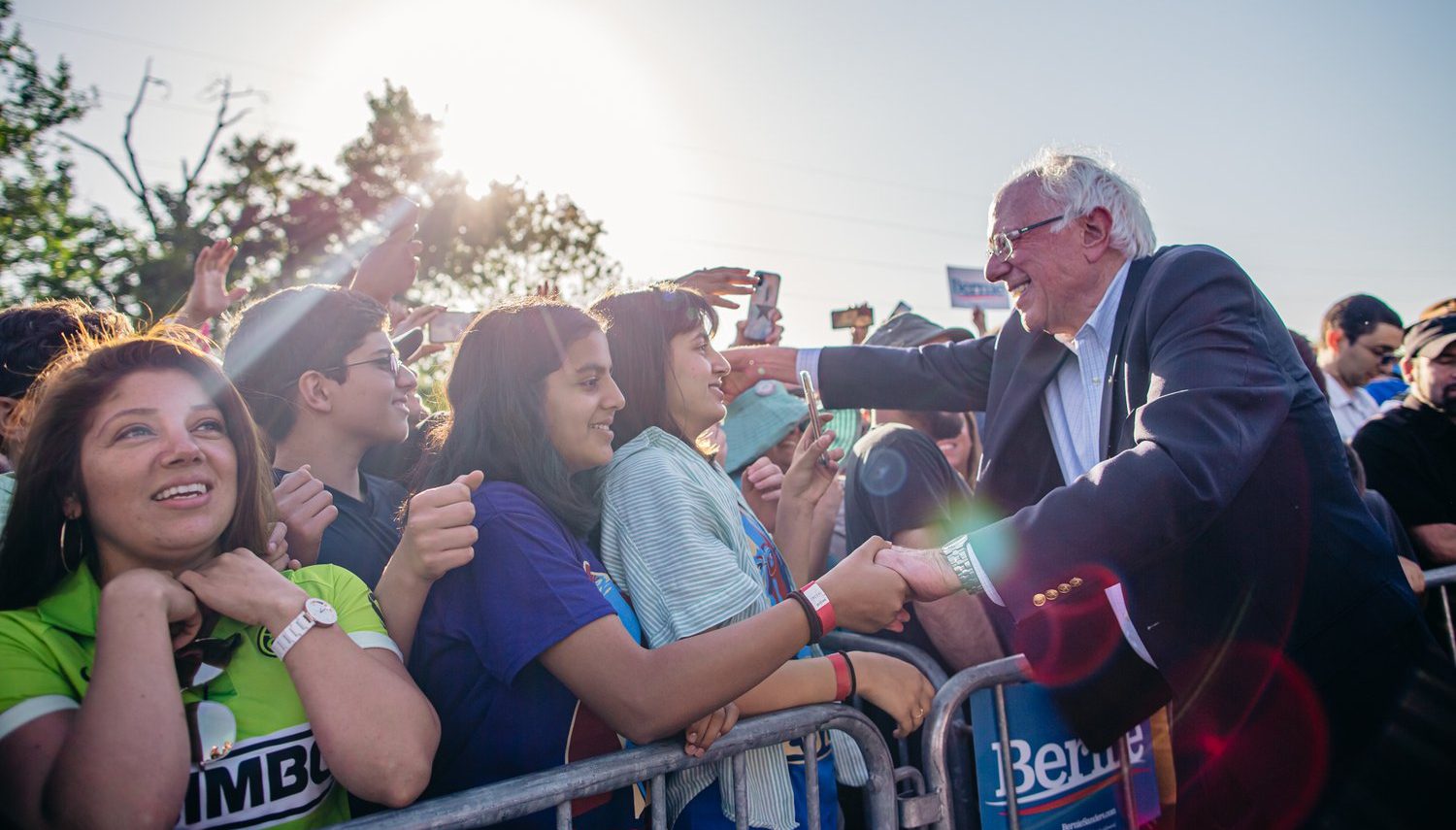 Sanders wins biggest share of non-white voters in national poll